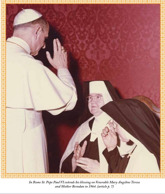 Pope Paul: What Does Venerable Mother Angeline and Saint Pope Paul VI ...